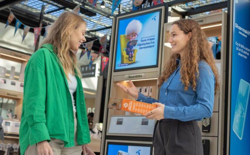 Salgskonsulenter på fuldtid til Telenors butikker